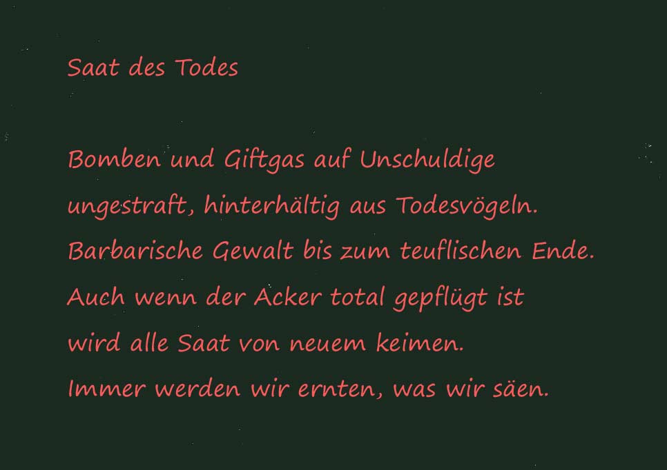 Ausrufezeichen - Farbe bekennen